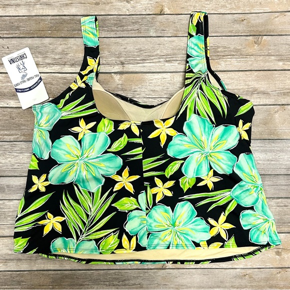 Christina | Swim | Christina Tropical Floral Tankini Waist Minimizing ...
